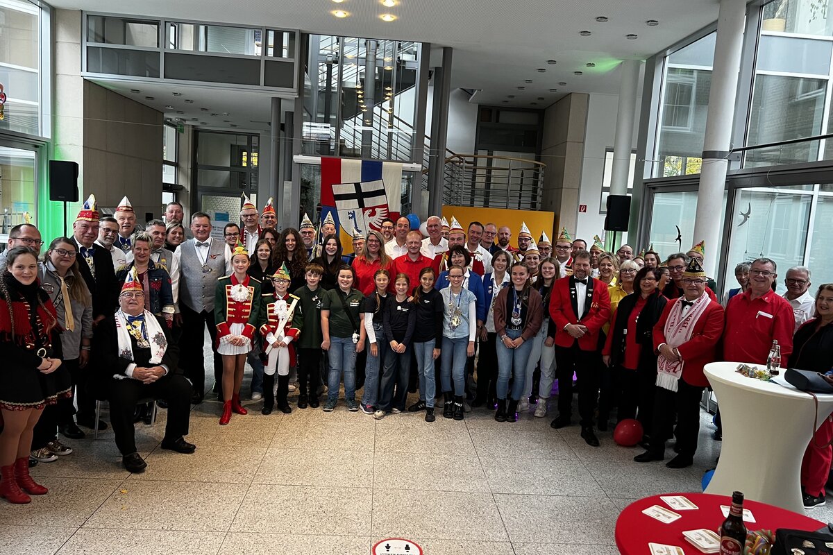 Rheinbacher Tollitäten im Rathaus: Stadt Rheinbach